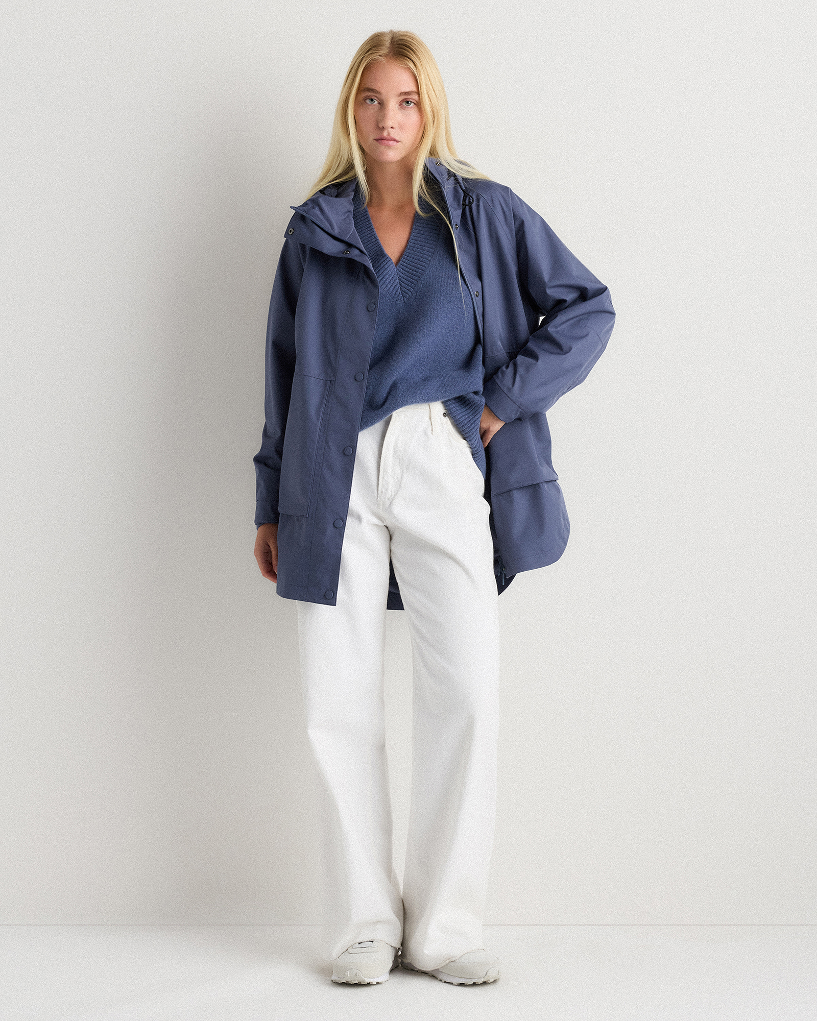 QUINCE QUINCE Oversized Rain Jacket